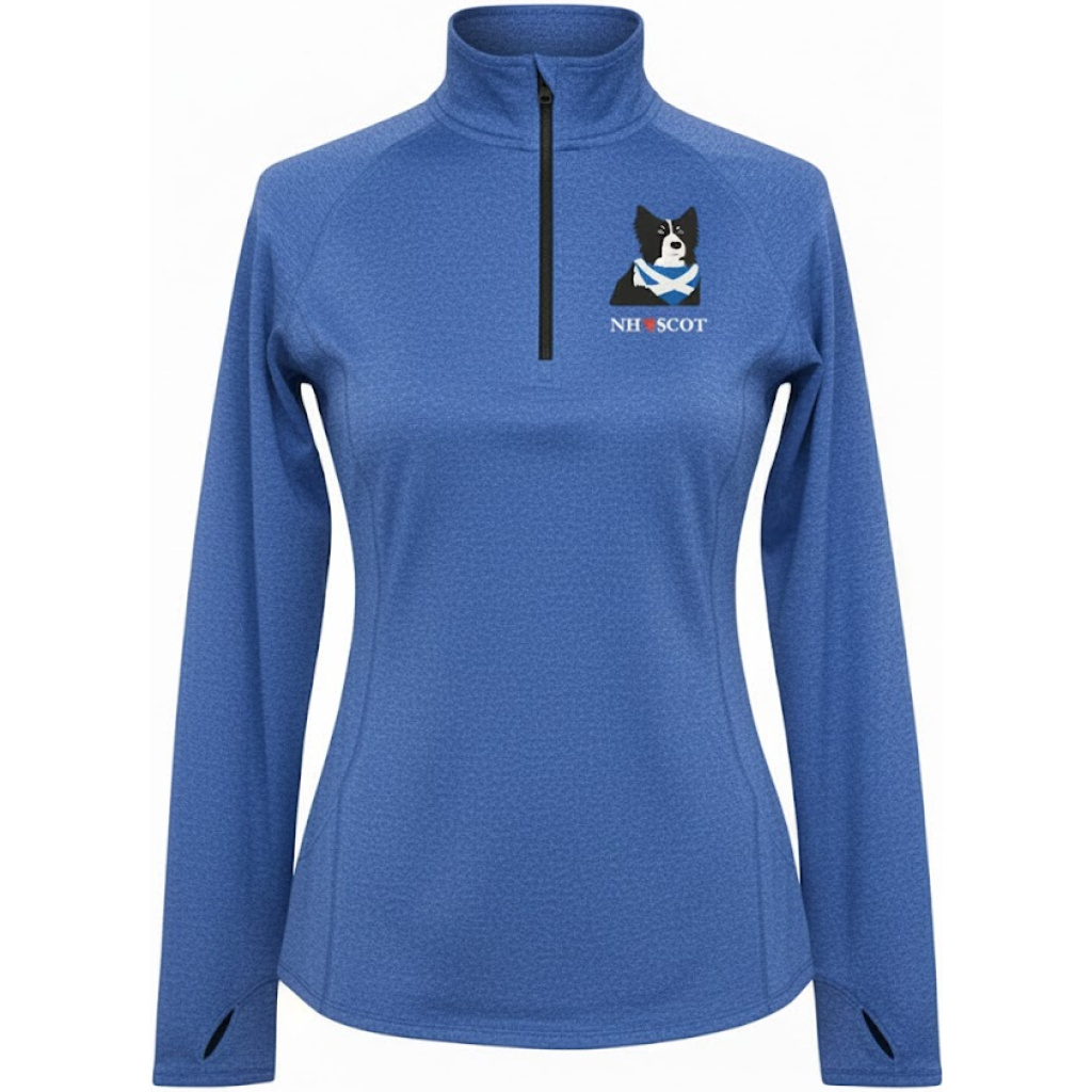Ladies 1/4 Zip Sheep Dog Performance Shirt - NHSCOT Store