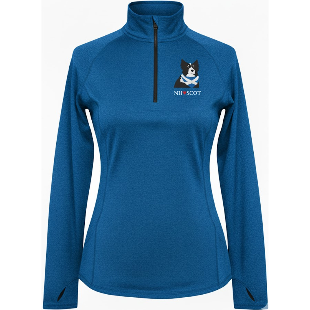 Ladies 1/4 Zip Sheep Dog Performance Shirt - NHSCOT Store