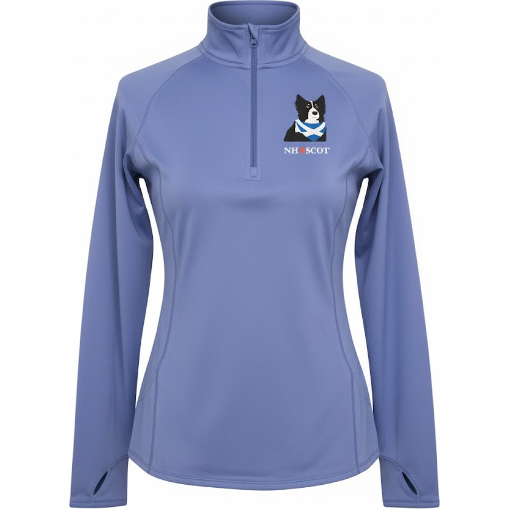 Ladies 1/4 Zip Sheep Dog Performance Shirt - NHSCOT Store