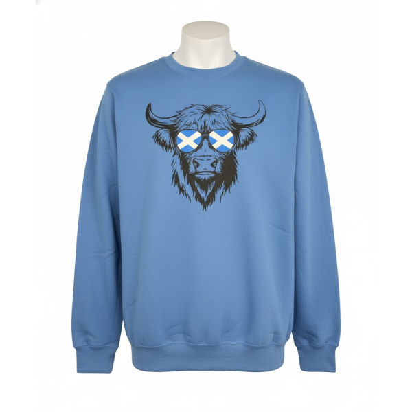 Highland Cow Crewneck Sweatshirt - NHSCOT Store